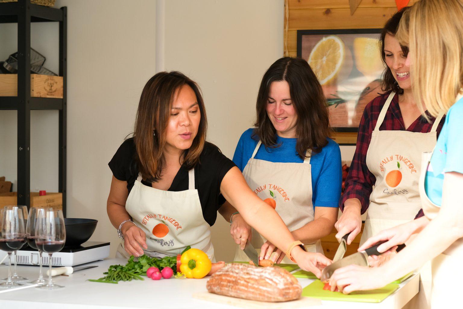 Groups and Private Bookings - Totally Tangerine Cookery